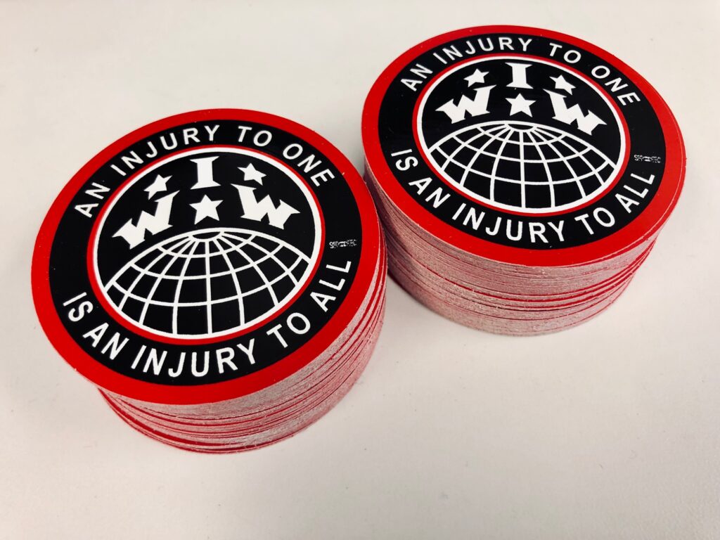 IWW Globe Sticker – IWW Store